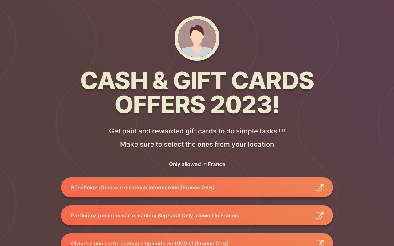 CASH & GIFT CARDS OFFERS 2023!